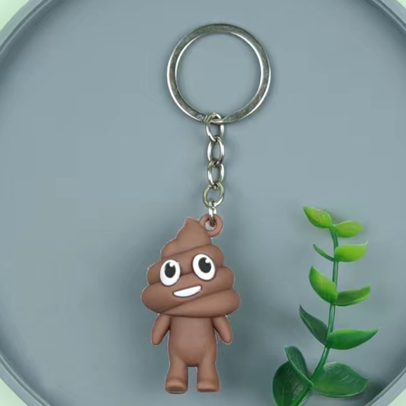 Accessories | Nwt Cartoon Poop Keychain Pendant Cute Bag Accessories ...